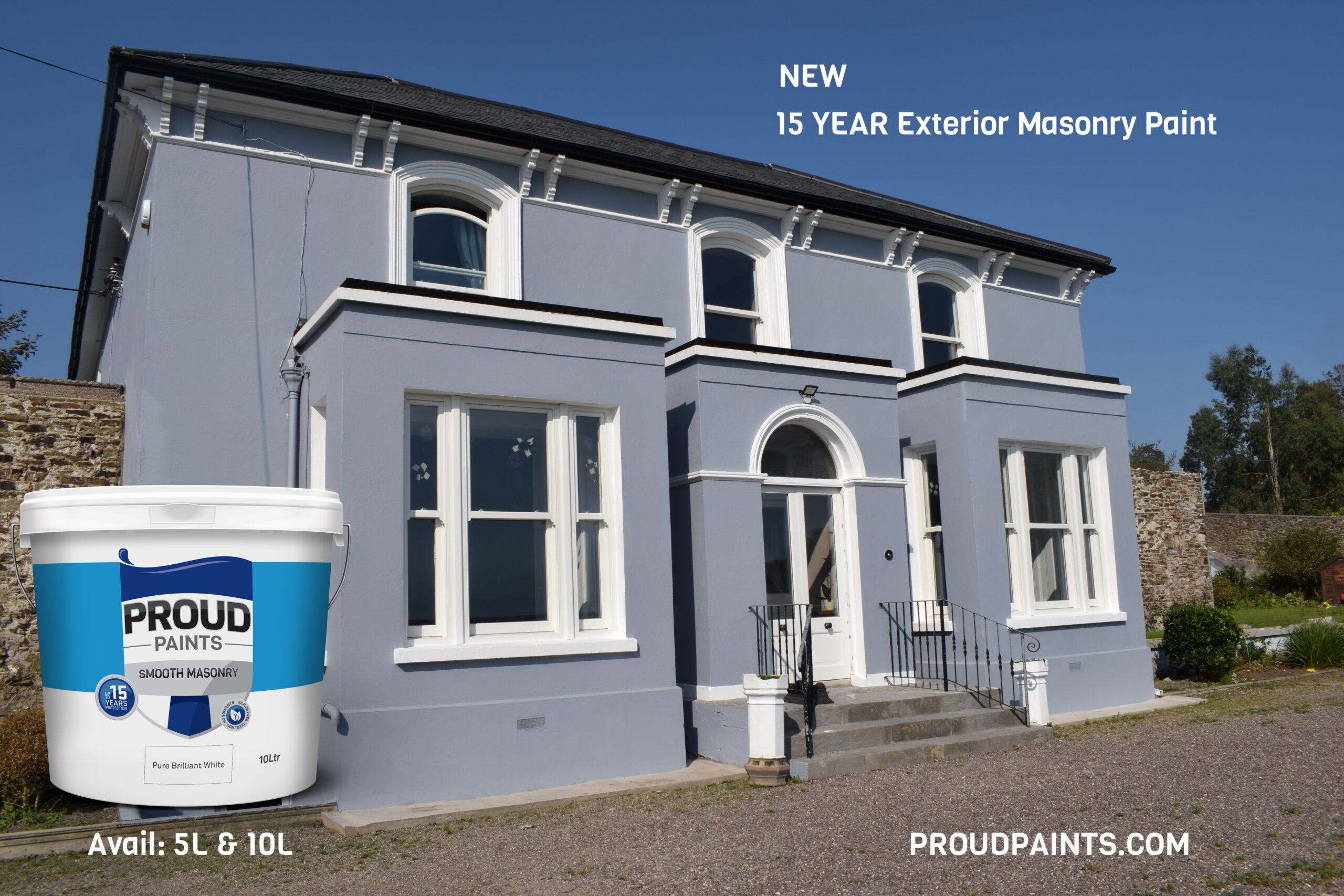 Long Life Smooth Masonry Paint | Proud Paints